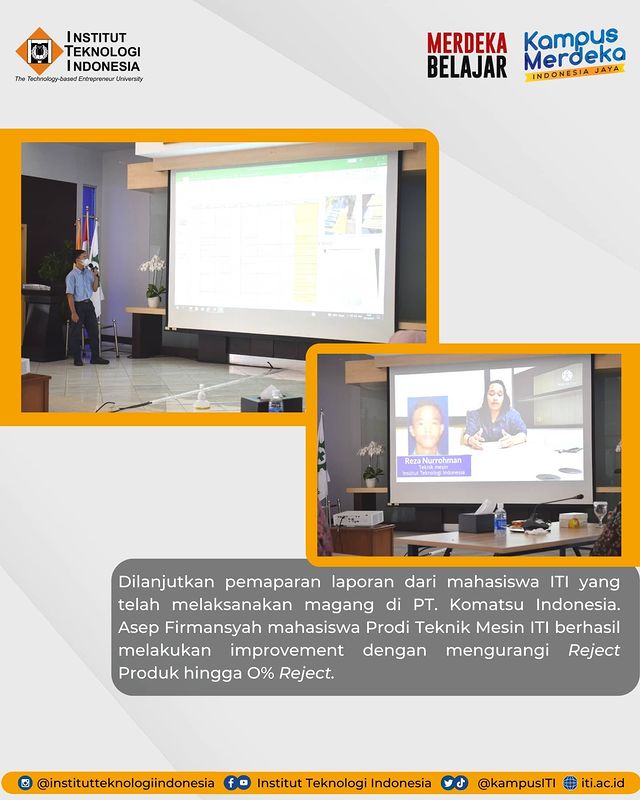 Evaluasi MBKM Dan KMMI Antara Institut Teknologi Indonesia Dengan PT. Komatsu Indonesia ...