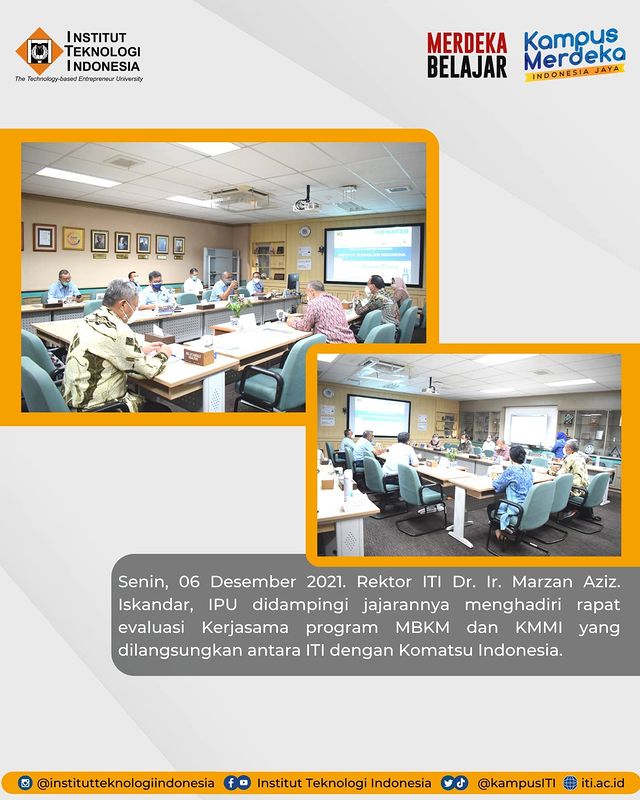 Evaluasi MBKM Dan KMMI Antara Institut Teknologi Indonesia Dengan PT. Komatsu Indonesia ...