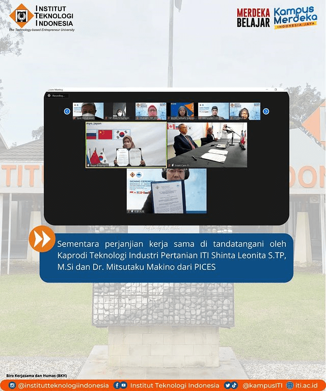 PICES Dan ITI Implementasi Kerjasama Tahun 2022